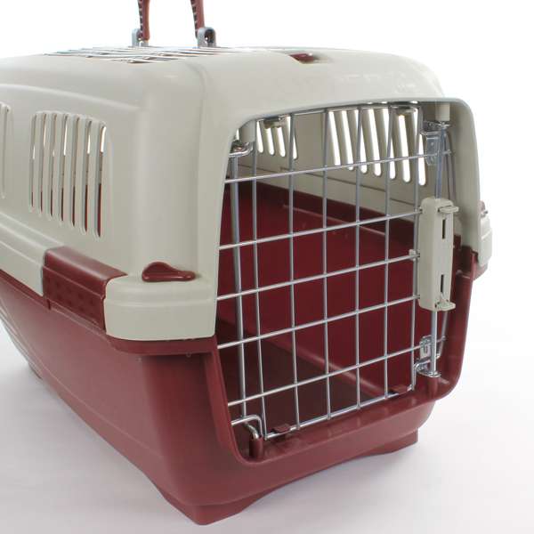 Marchioro Transportbox Clipper Aran 3 - bordeaux/grau beige - Katzenshop